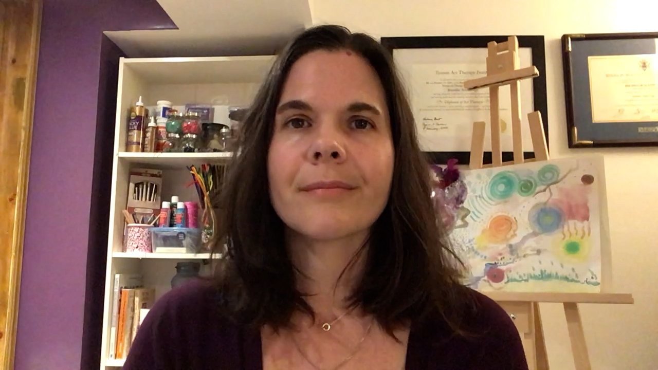 Jenn – Art can be grounding and meditative – Grief Stories