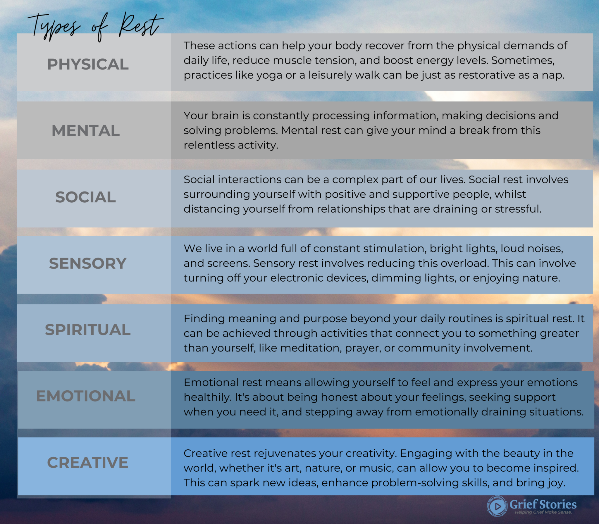 Grief, Exhaustion, & Rest – Grief Stories